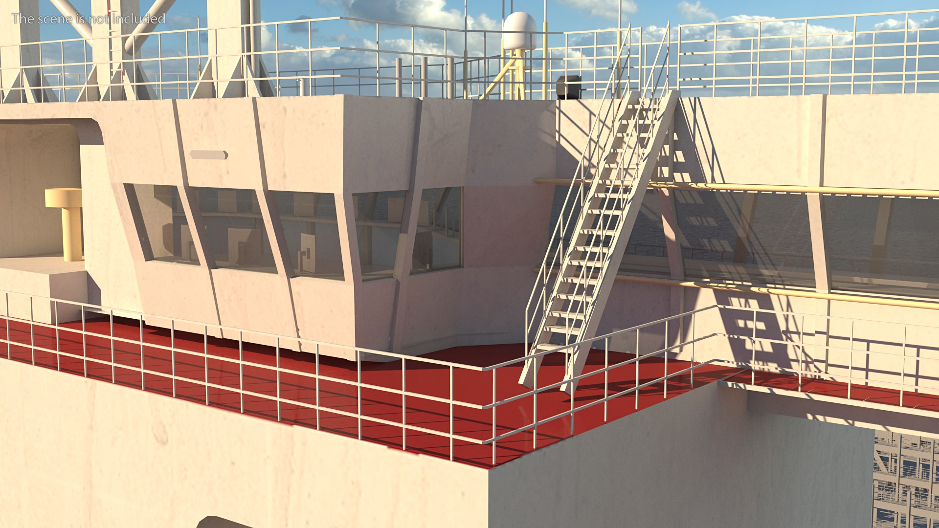 3D Cargo Ship Deckhouse - TurboSquid 1780515