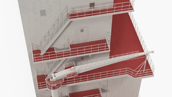 3D Cargo Ship Deckhouse - TurboSquid 1780515
