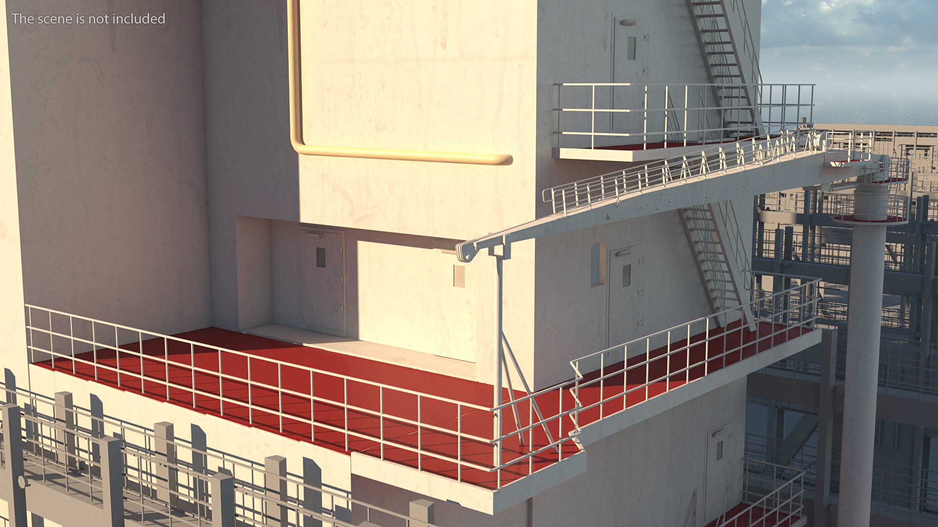 3D Cargo Ship Deckhouse - TurboSquid 1780515