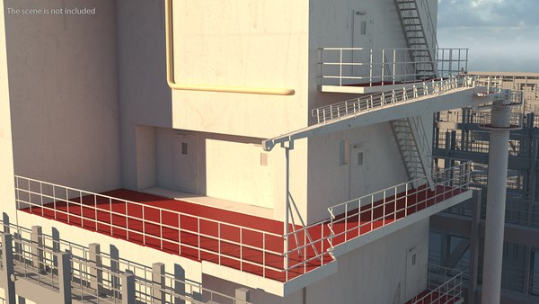 3D Cargo Ship Deckhouse - TurboSquid 1780515