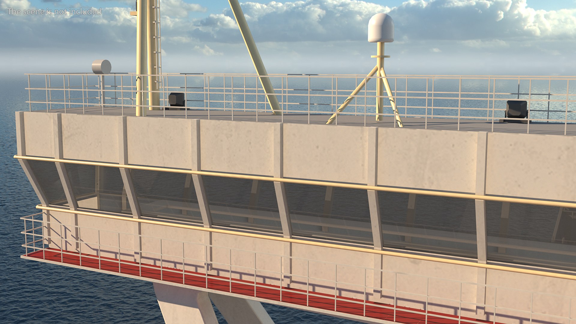 3D Cargo Ship Deckhouse - TurboSquid 1780515