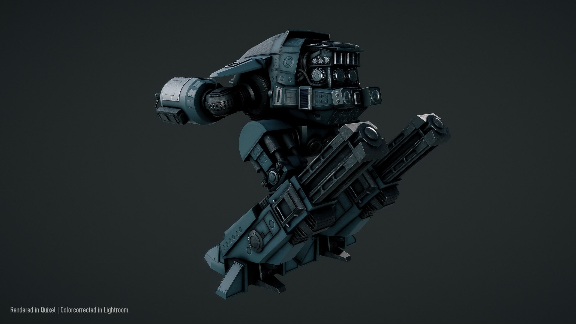 3D Ed-209 Robot - TurboSquid 1574159