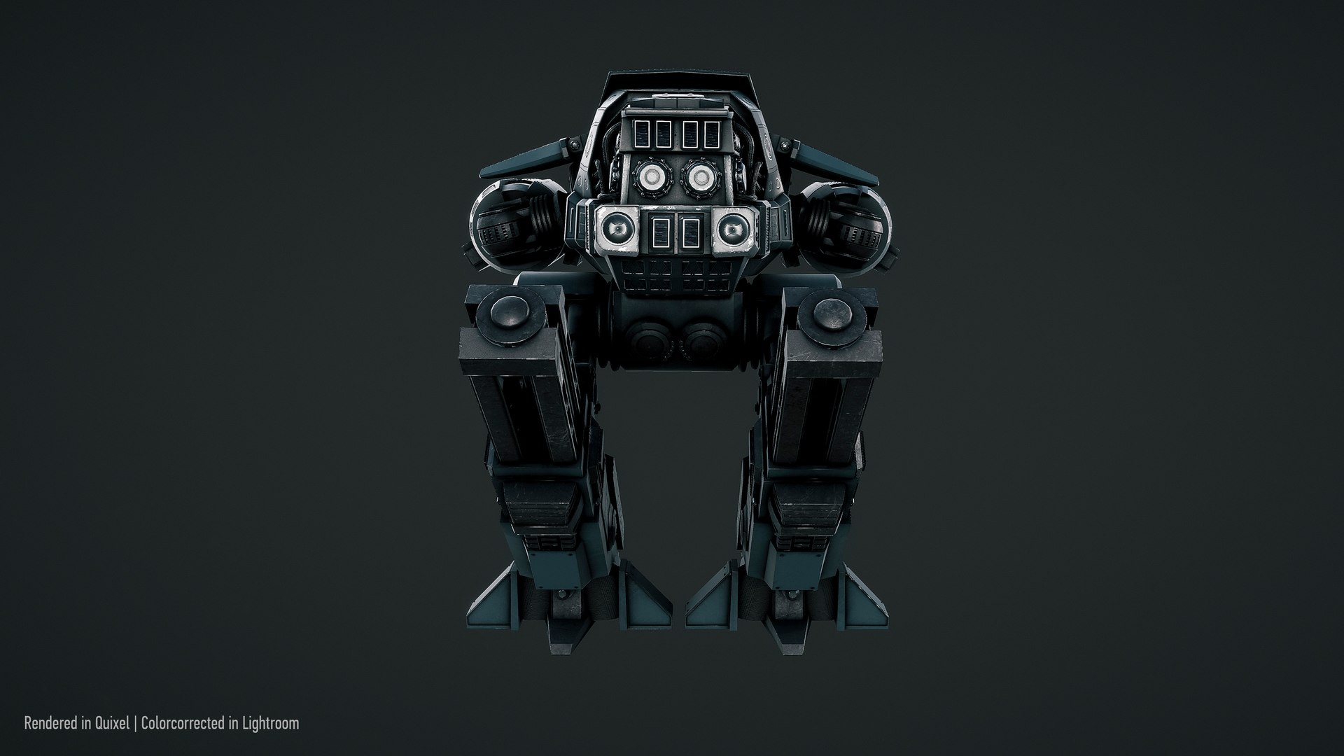 3D Ed-209 Robot - TurboSquid 1574159