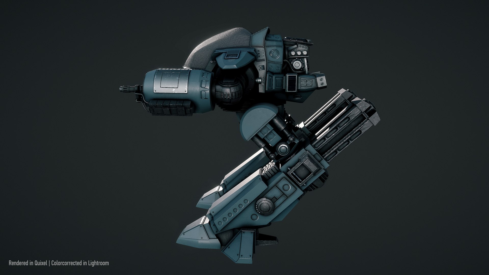 3D Ed-209 Robot - TurboSquid 1574159