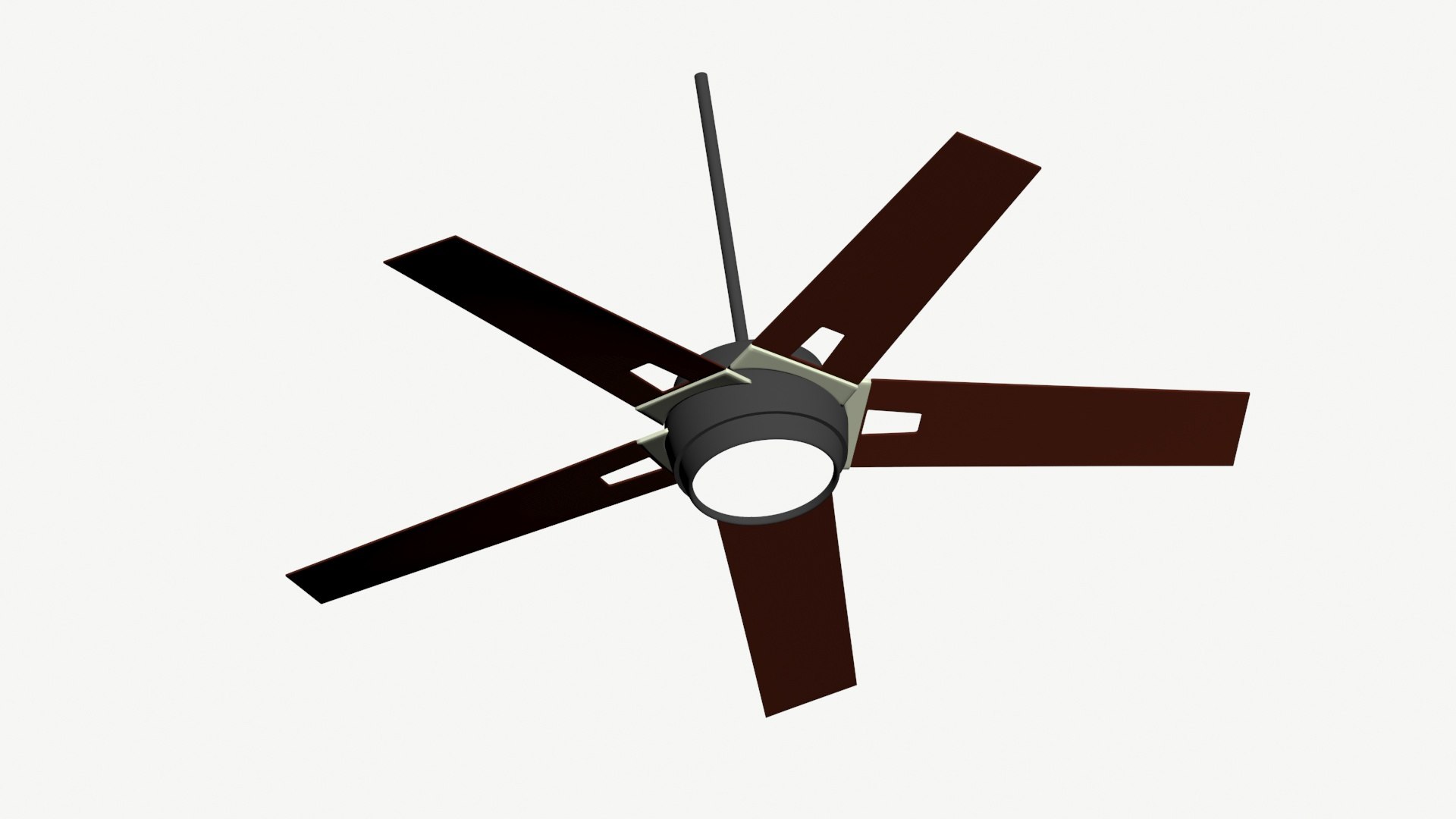 Ceiling Fan 3D Model - TurboSquid 1859510
