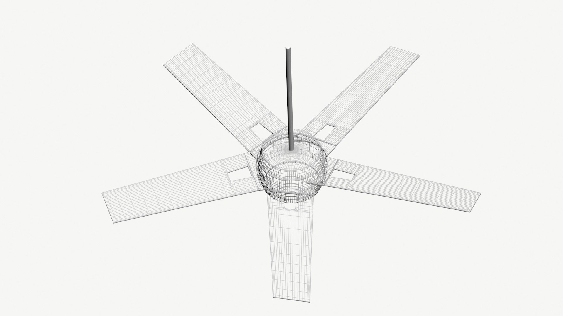 Ceiling Fan 3D Model - TurboSquid 1859510