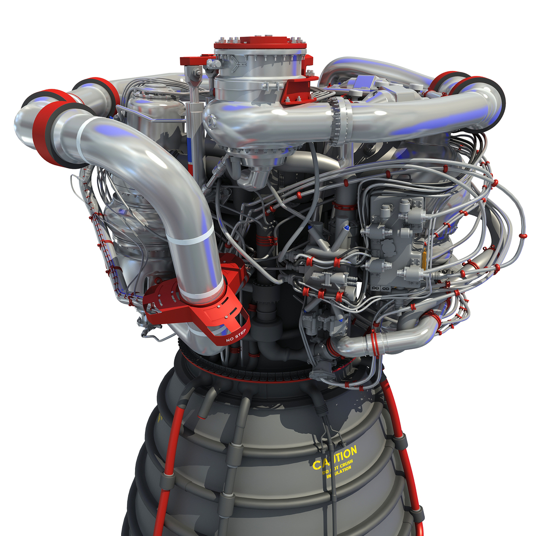 Rs-25 space shuttle engine model - TurboSquid 1152303