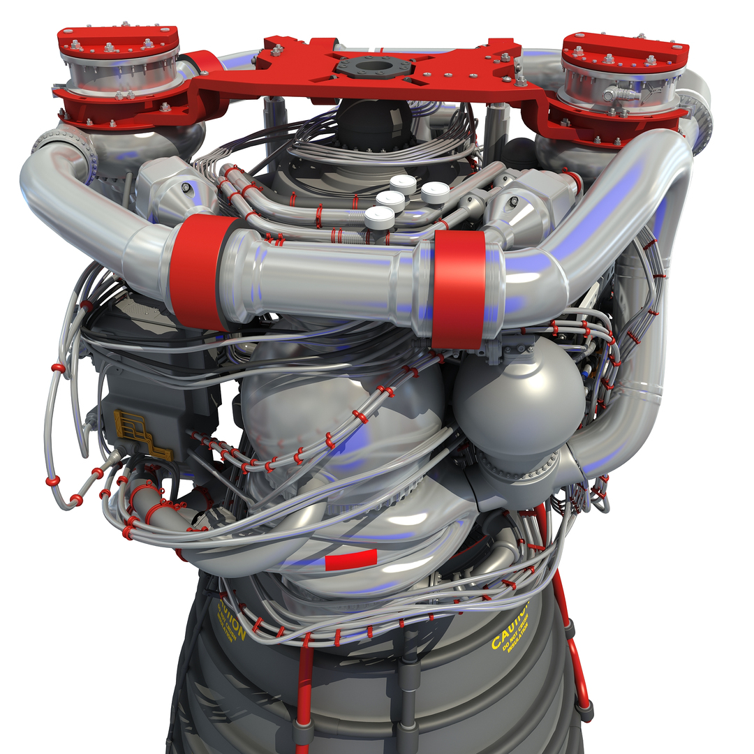 Rs-25 space shuttle engine model - TurboSquid 1152303