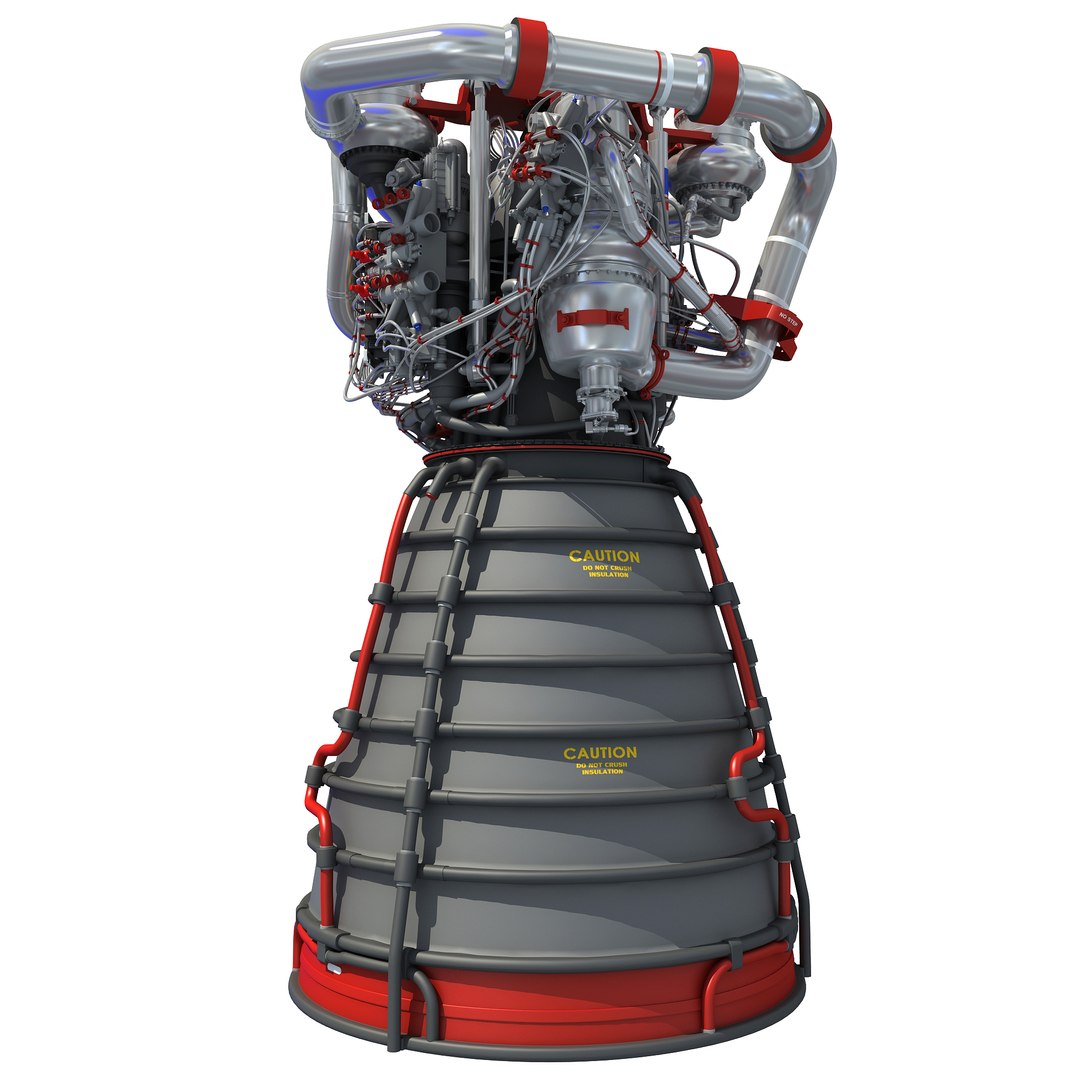 Rs-25 Space Shuttle Engine Model - TurboSquid 1152303