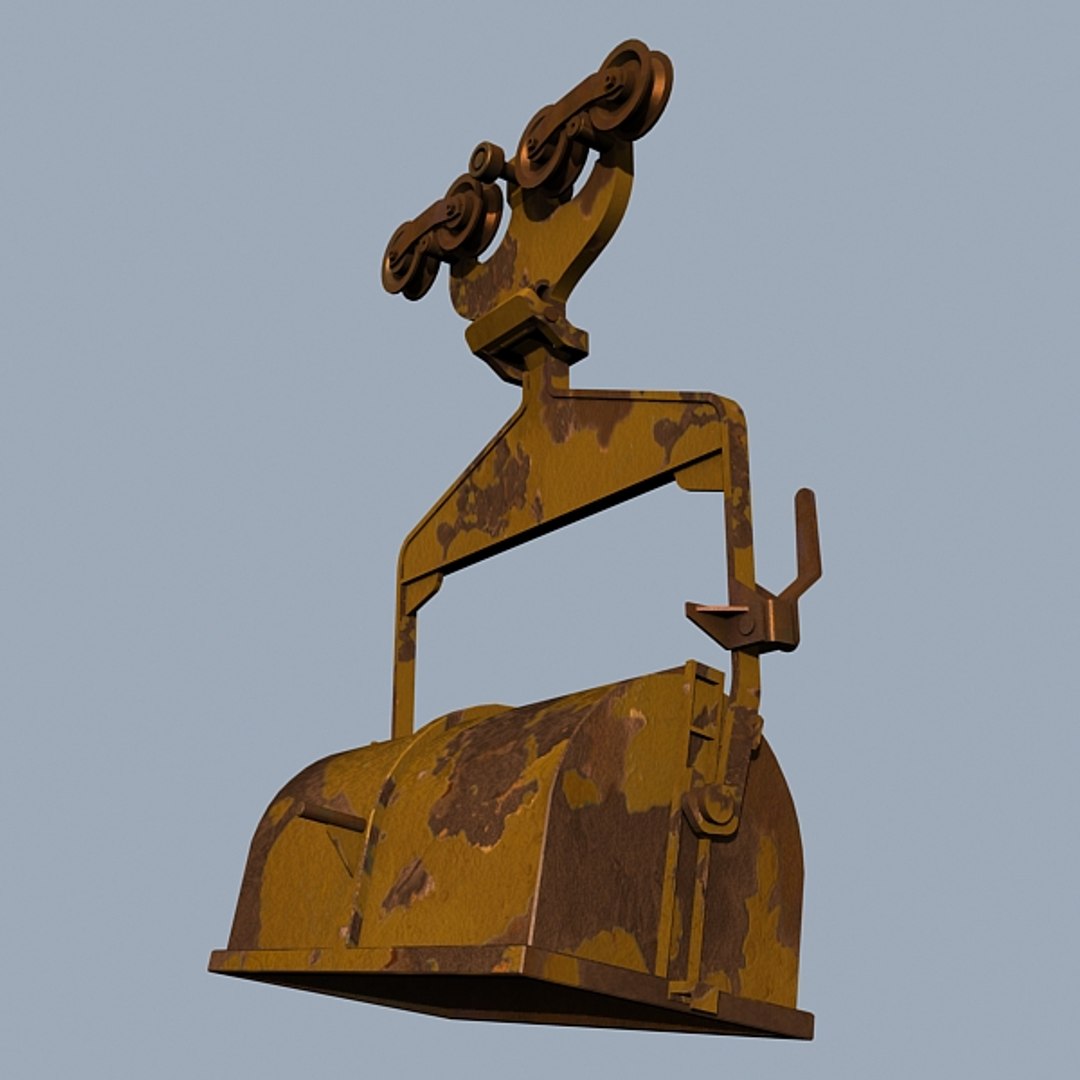 Cableway Trolley 3d Model