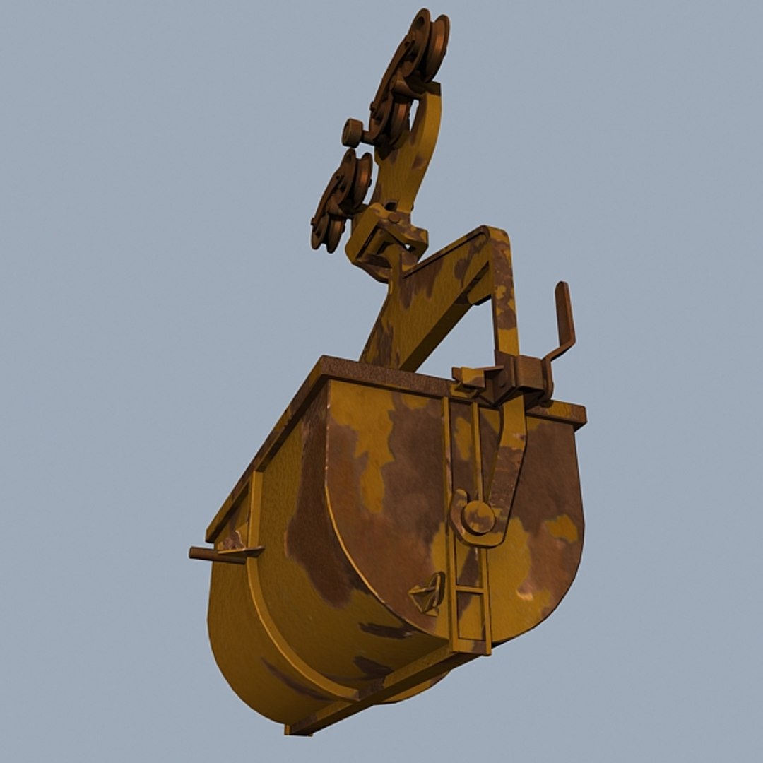 Cableway Trolley 3d Model