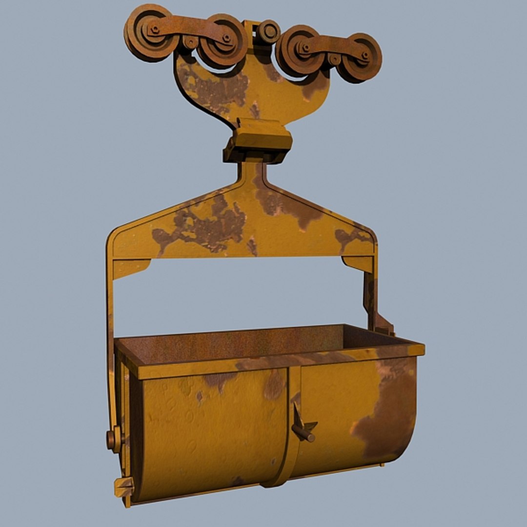 Cableway Trolley 3d Model