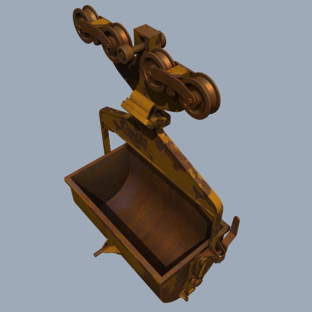 Cableway Trolley 3d Model