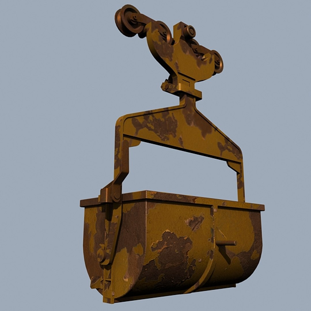 Cableway Trolley 3d Model