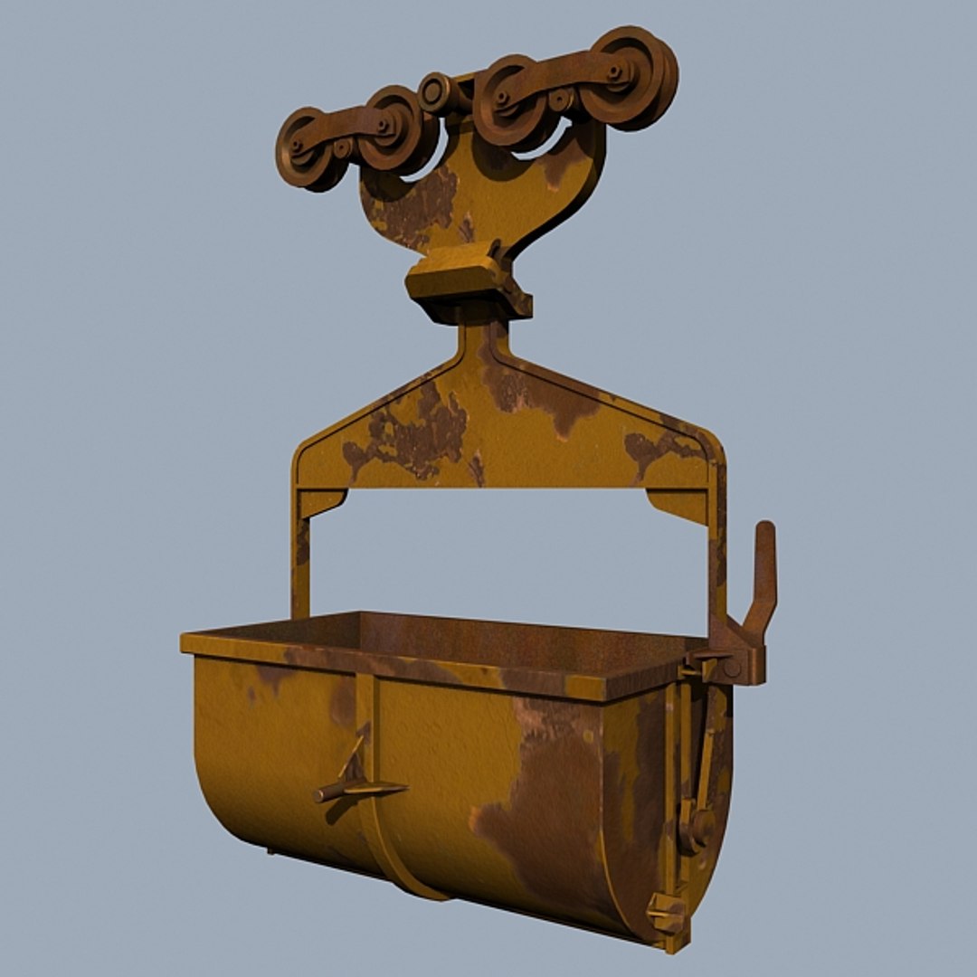 Cableway Trolley 3d Model