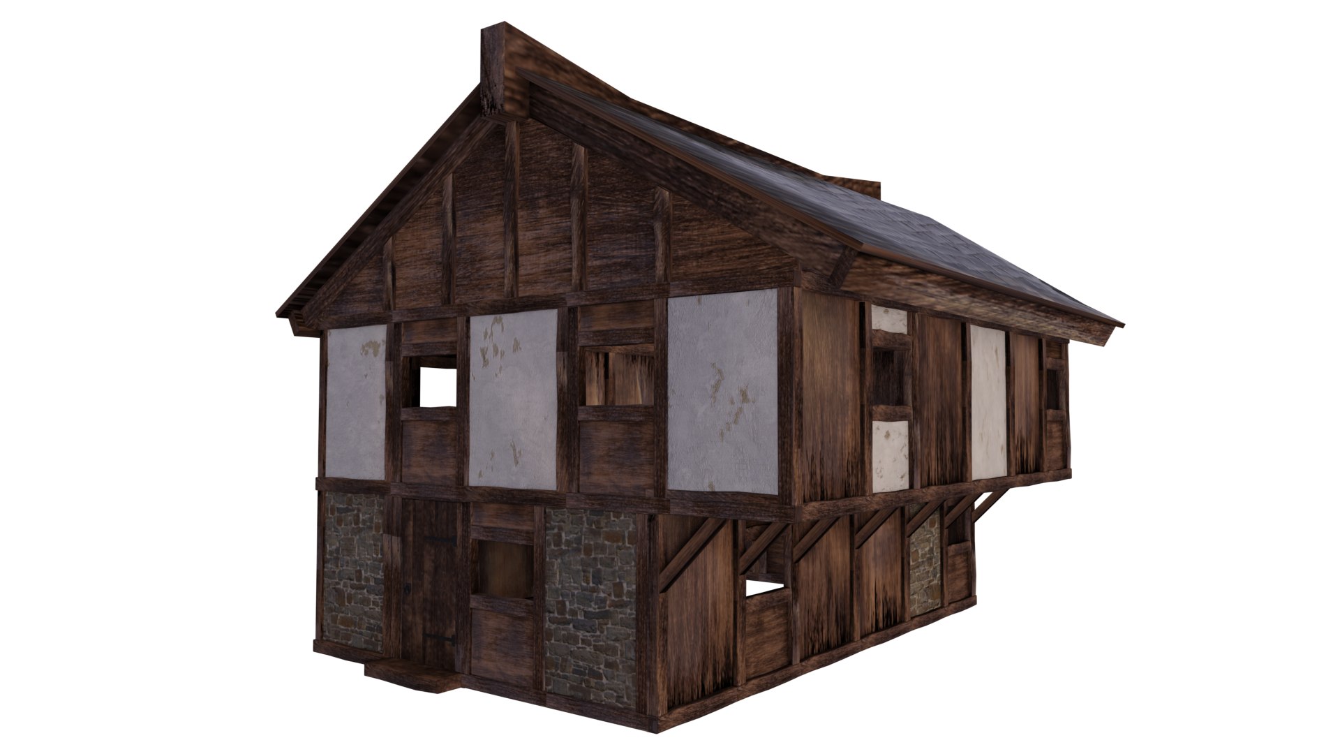 3D Medieval Village Asset - TurboSquid 2135681