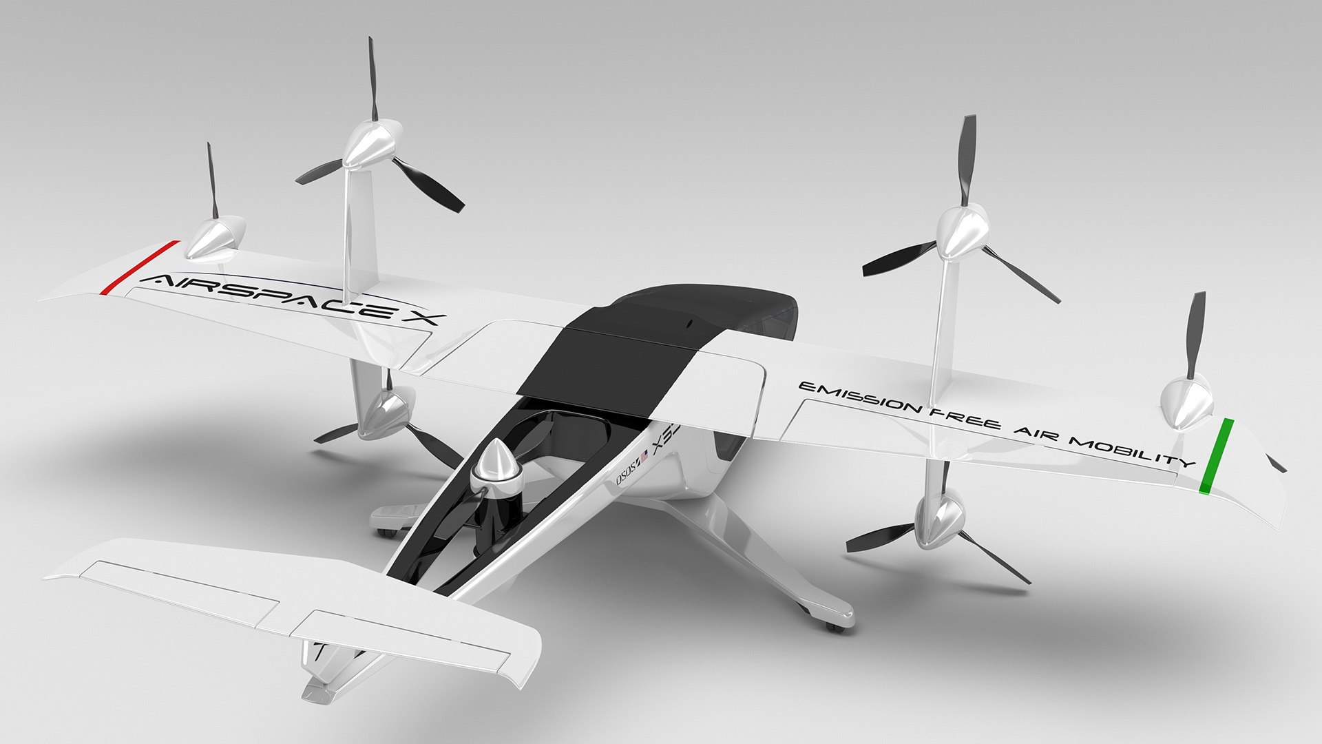 MOBi-One V1 ASX Aircraft Rigged 3D model - TurboSquid 2003836