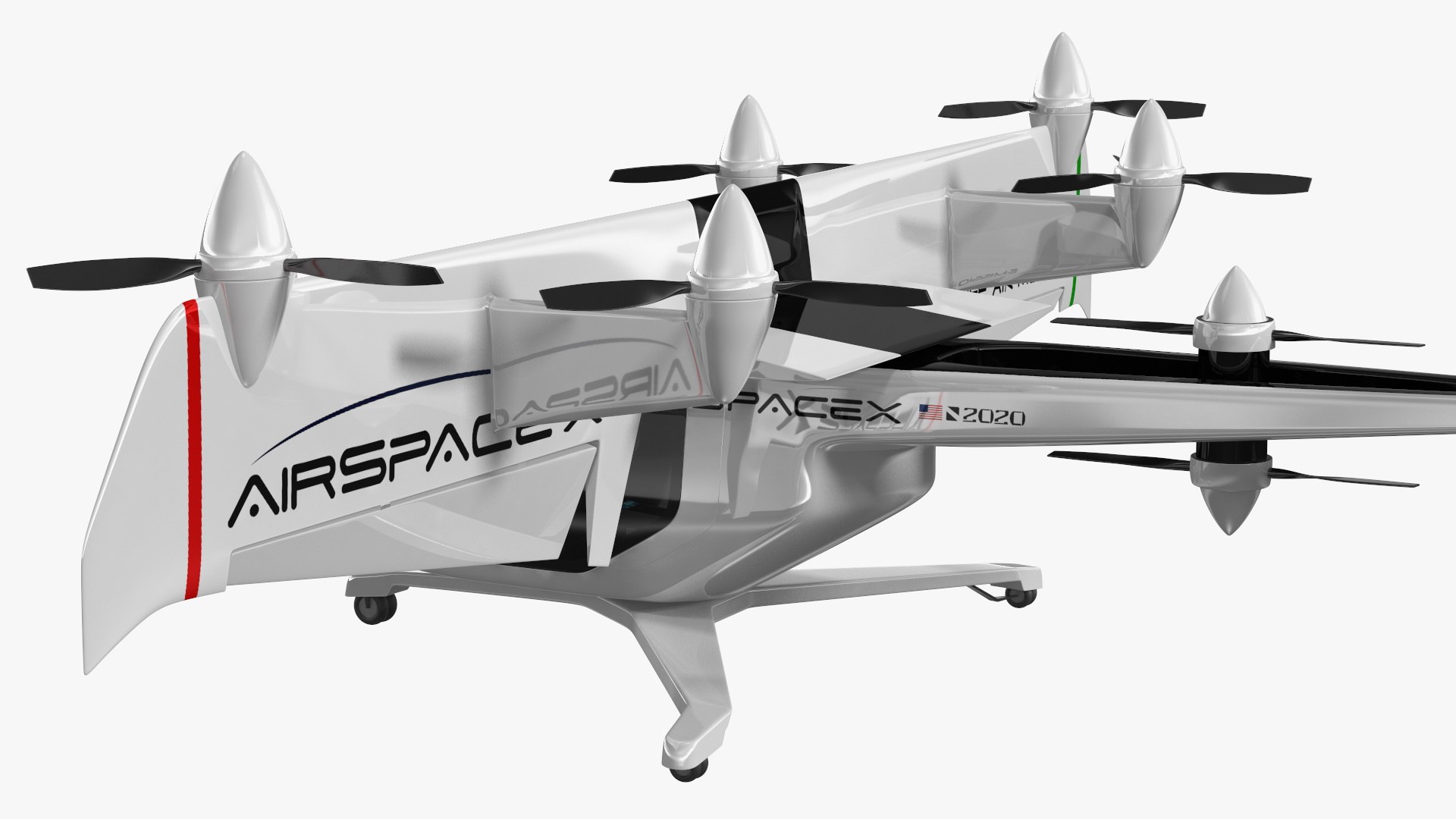 MOBi-One V1 ASX Aircraft Rigged 3D model - TurboSquid 2003836