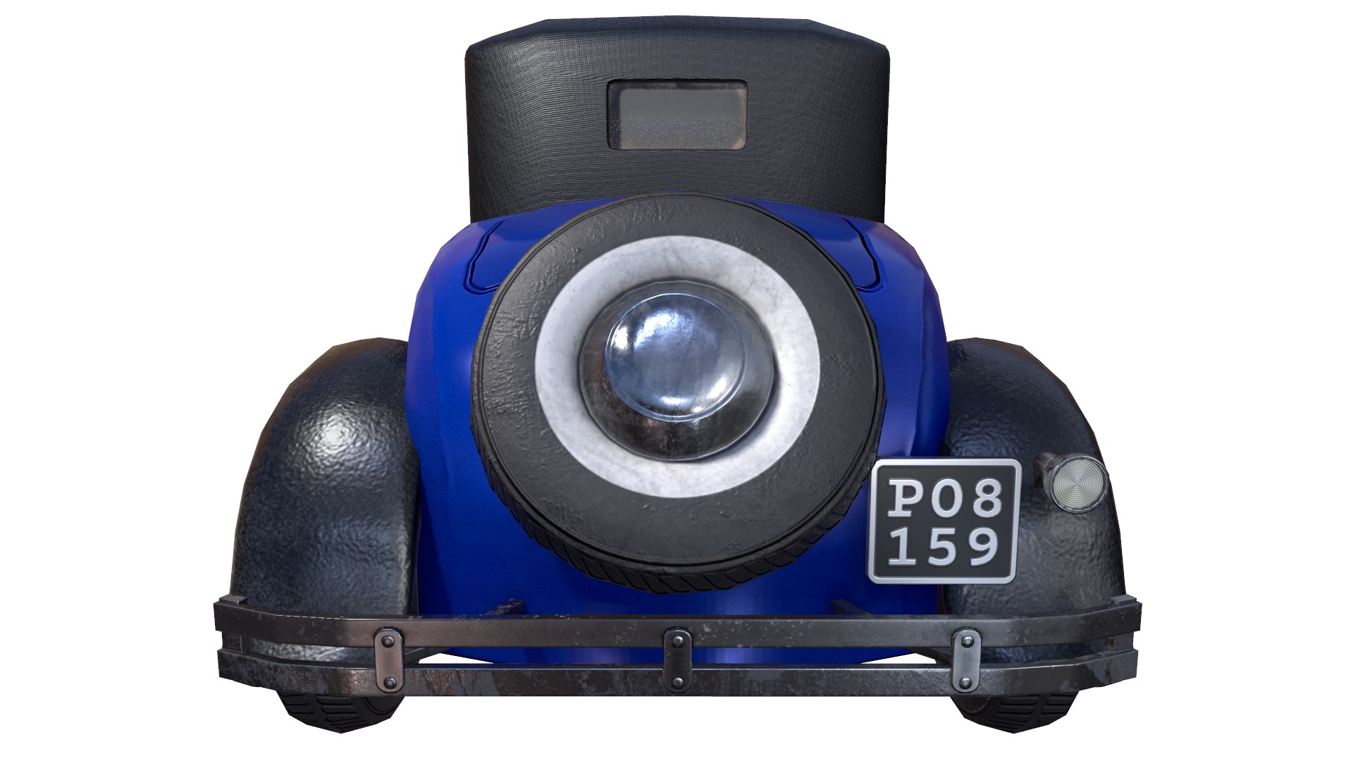 Vintage Police Cars Model - TurboSquid 1470848