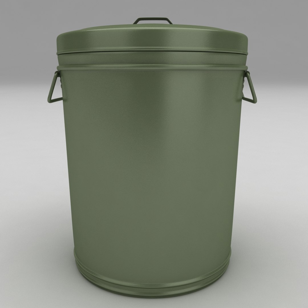 Dustbin Barrel 3d Max