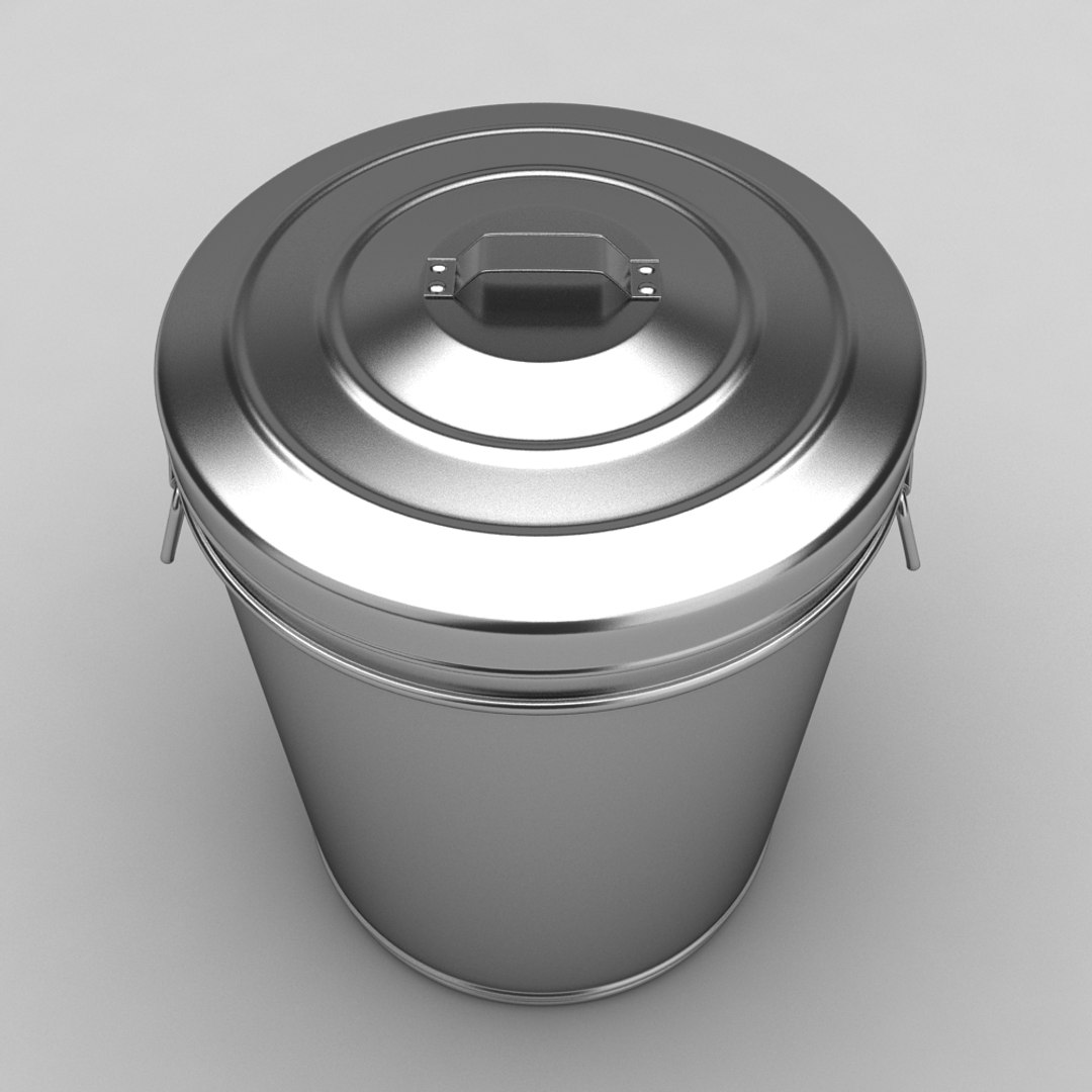 Dustbin Barrel 3d Max