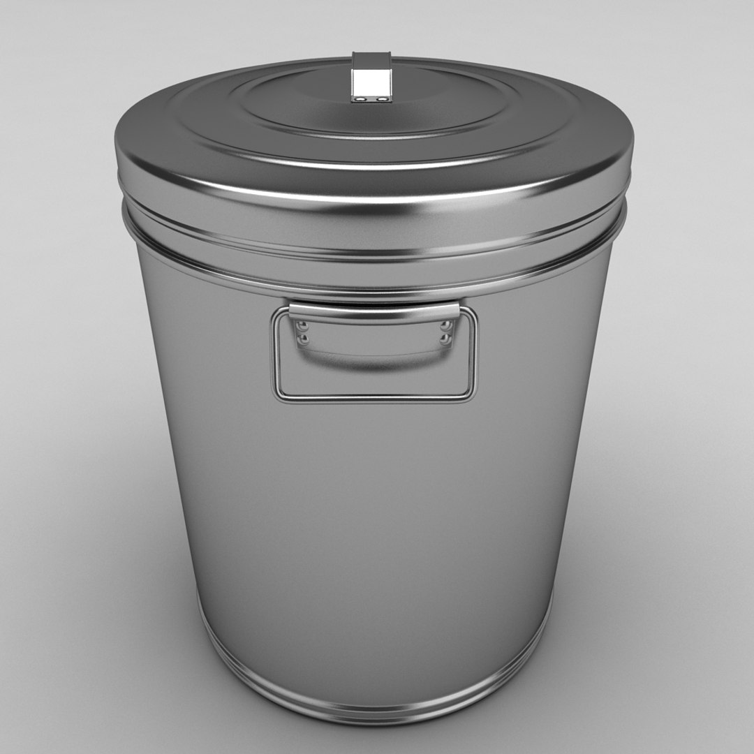 Dustbin Barrel 3d Max