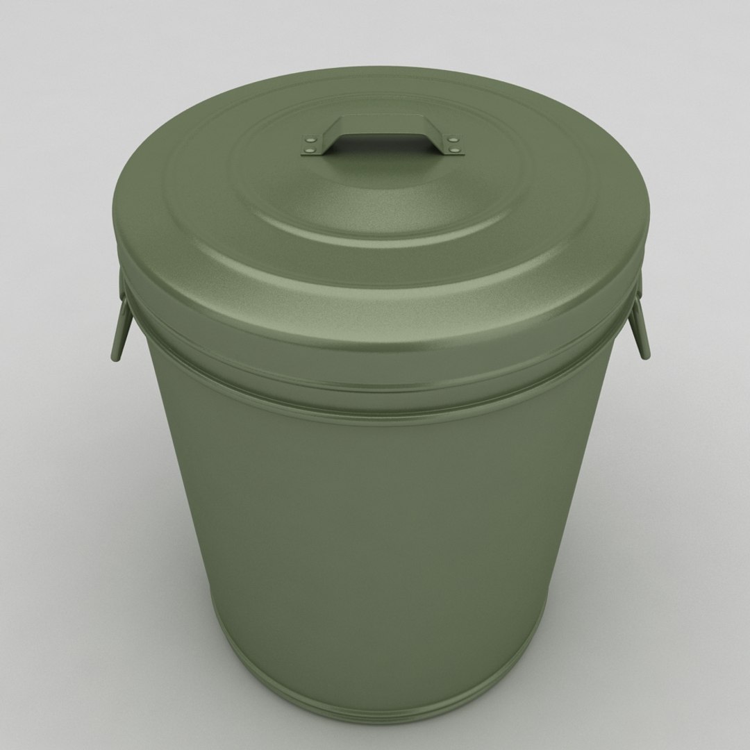 Dustbin Barrel 3d Max