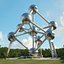 atomium landmark 3d model