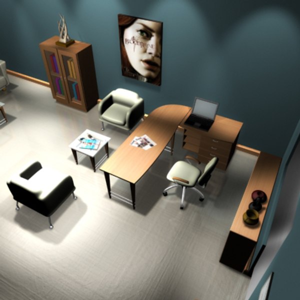 3d model office interior