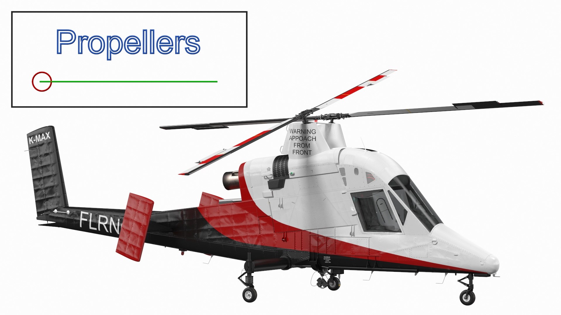 3D model Kaman K Max K1200 Rigged - TurboSquid 1808649