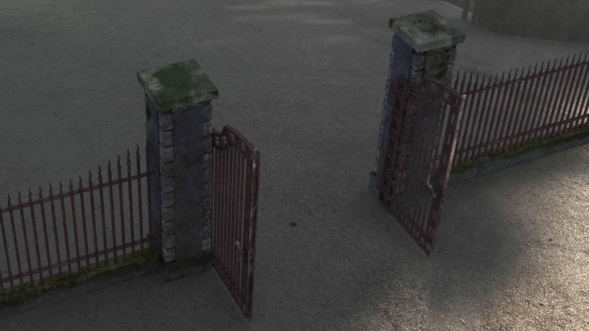 Old Gate 3D - TurboSquid 1787084