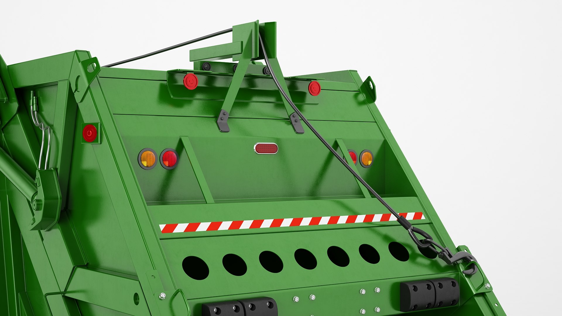 3D model Garbage Truck Cabin 01 - TurboSquid 1810371
