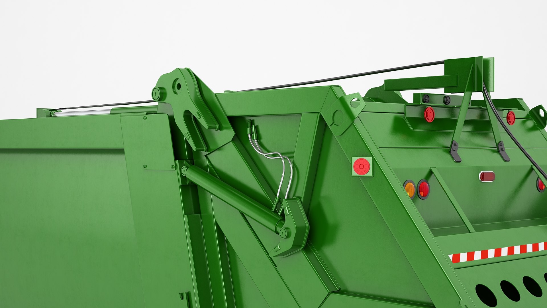 3D model Garbage Truck Cabin 01 - TurboSquid 1810371
