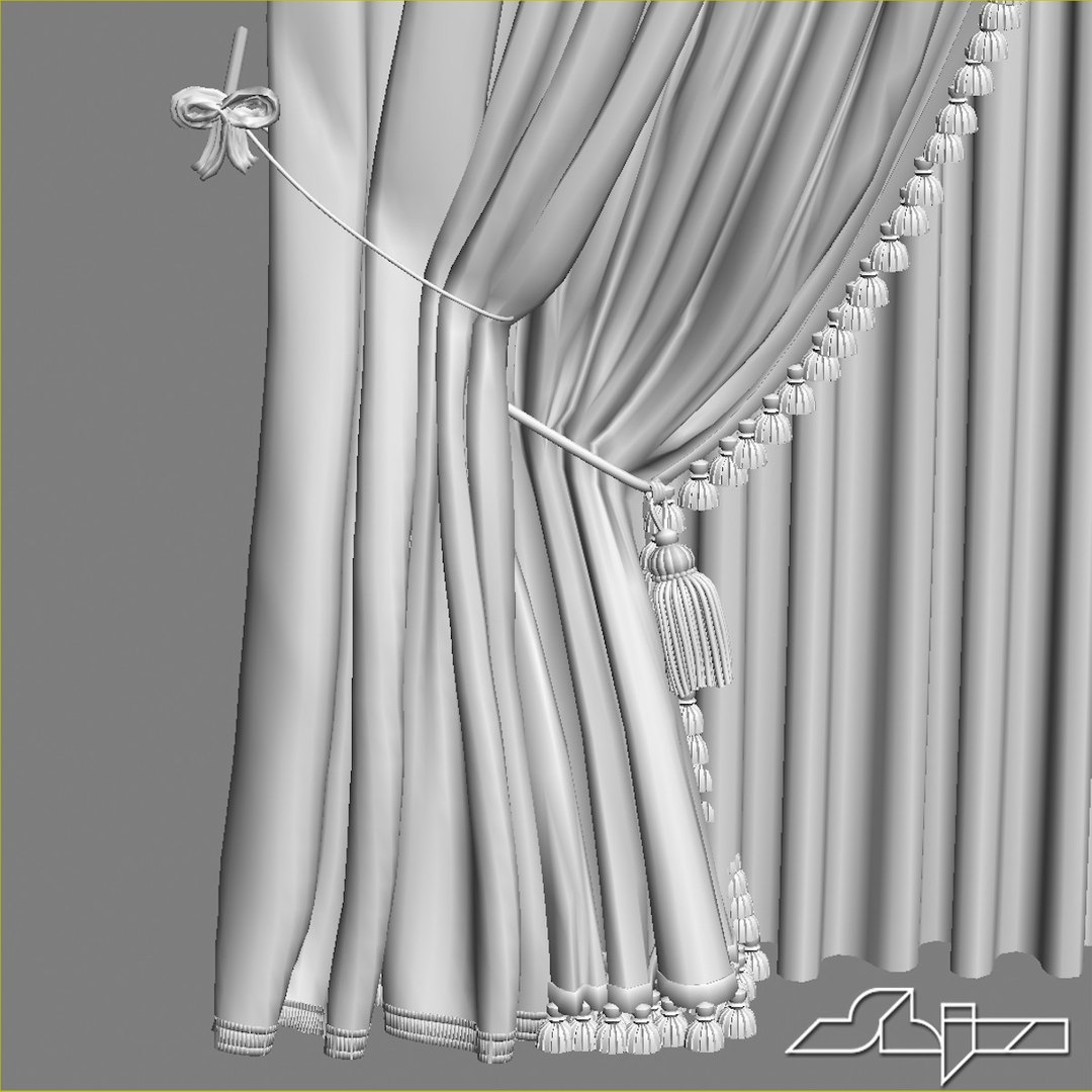 Curtains 3d Model