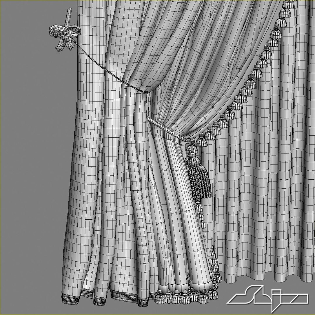 Curtains 3d Model