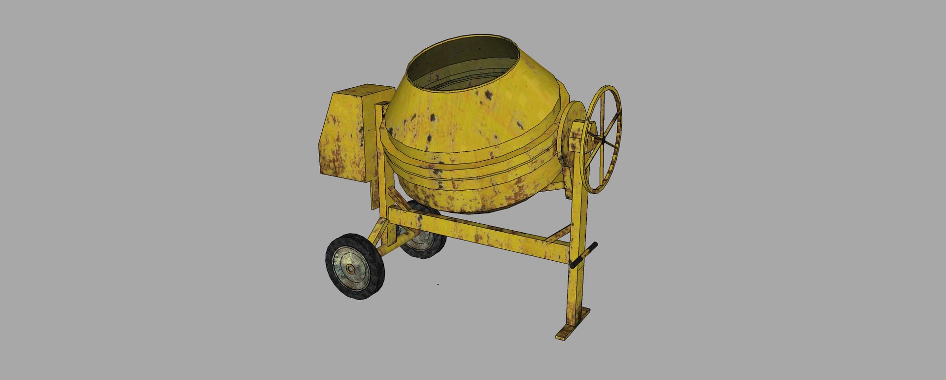 3D Model Concrete Mixer - TurboSquid 1338873