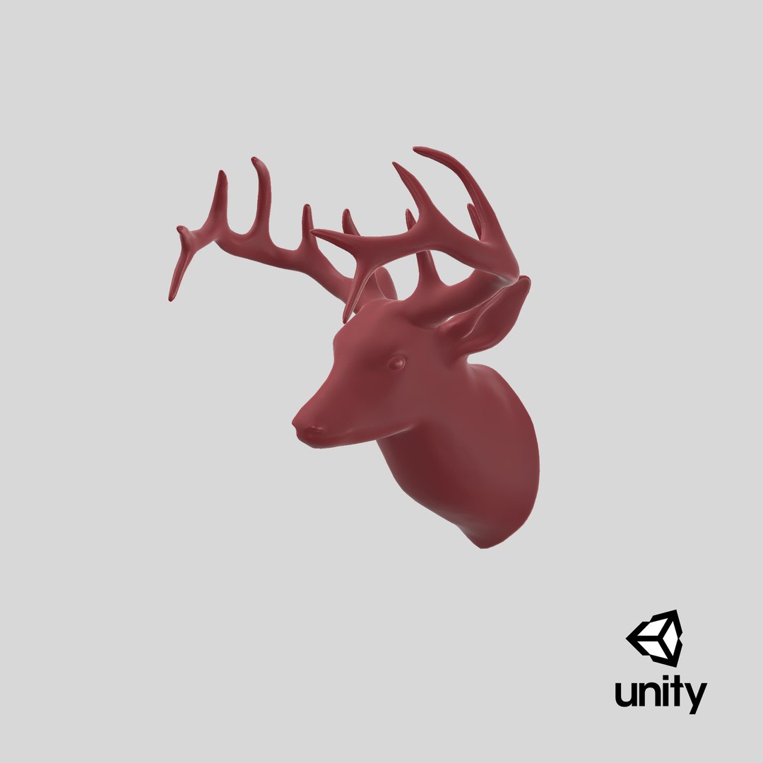 3D stag head - TurboSquid 1699791