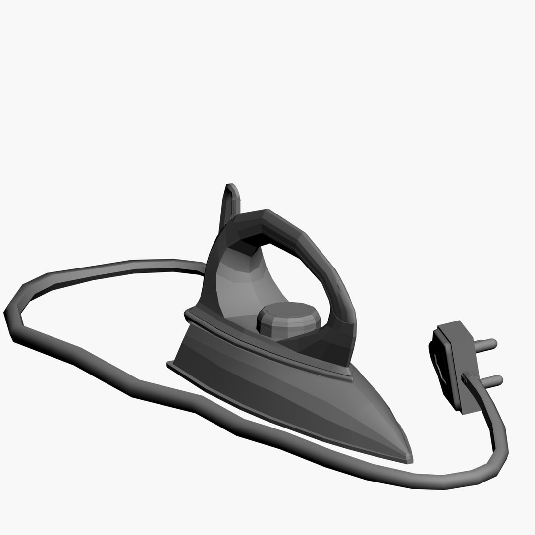 cloth iron 3d model