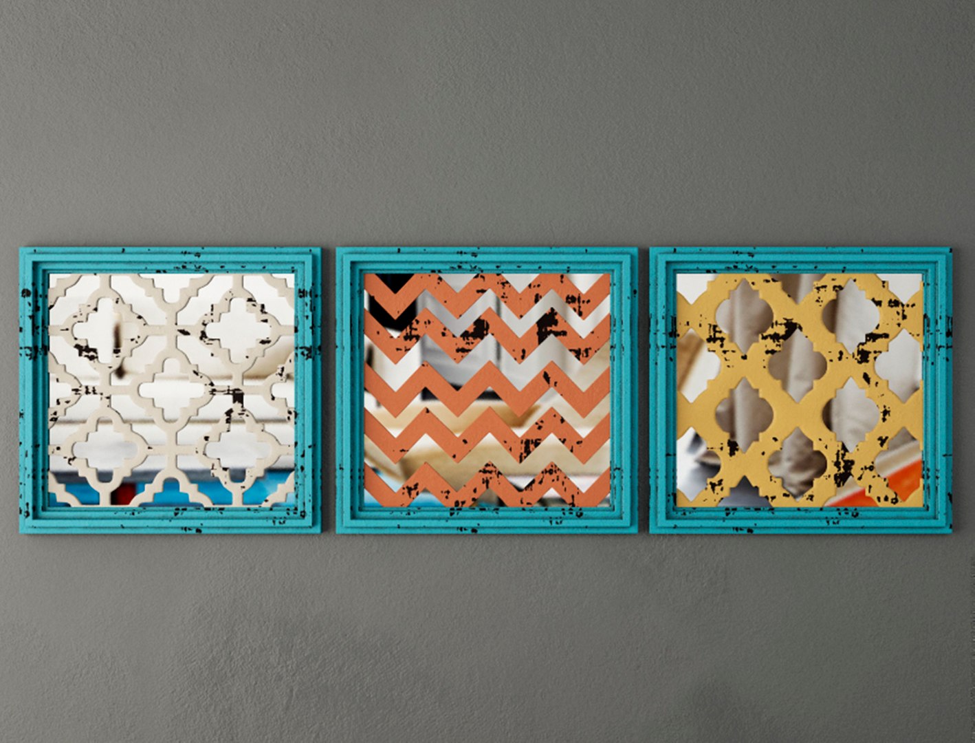3D Square Wood Panel Wall - TurboSquid 1198986