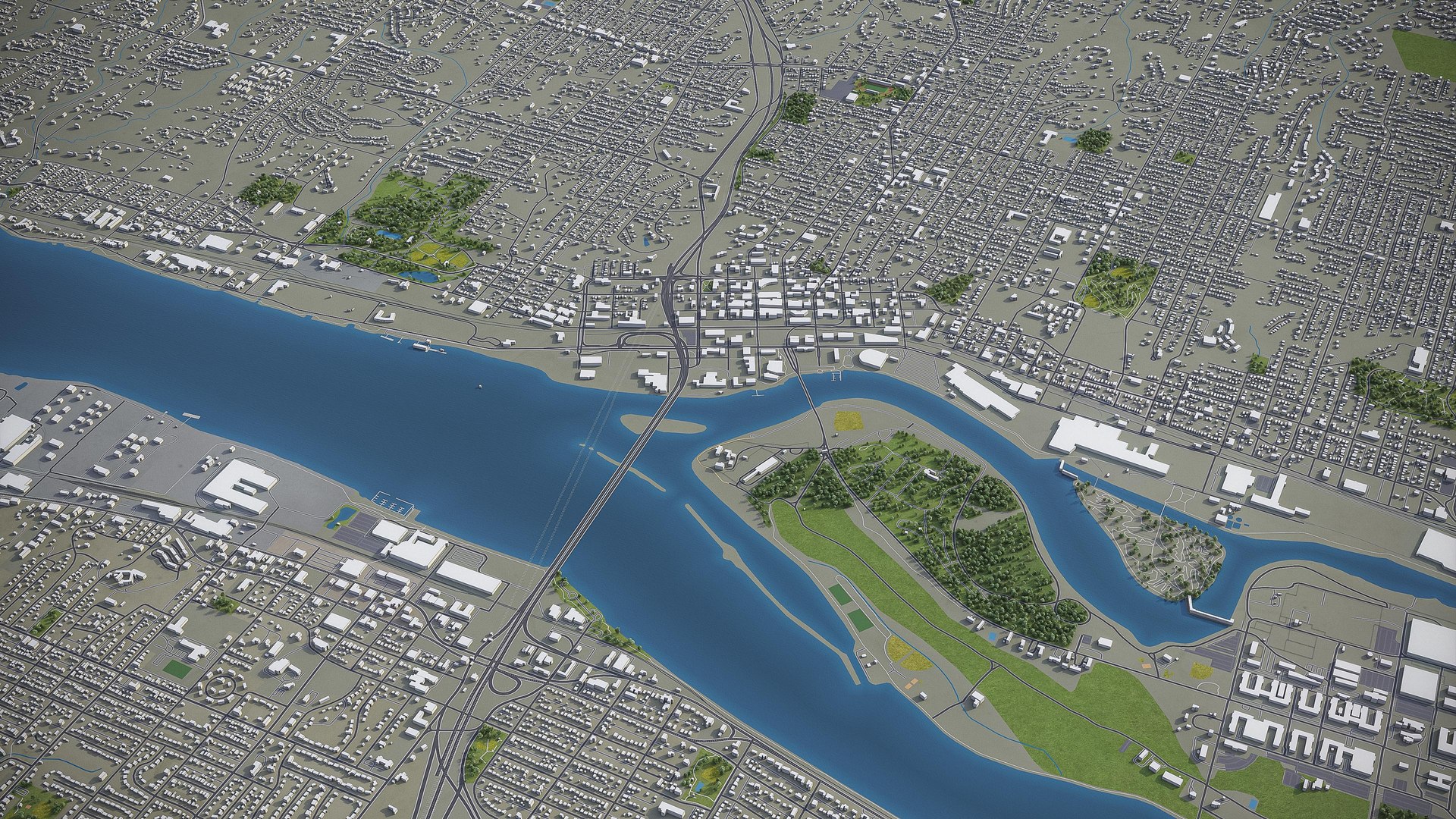 3D Moline Surrounding - - TurboSquid 1561623