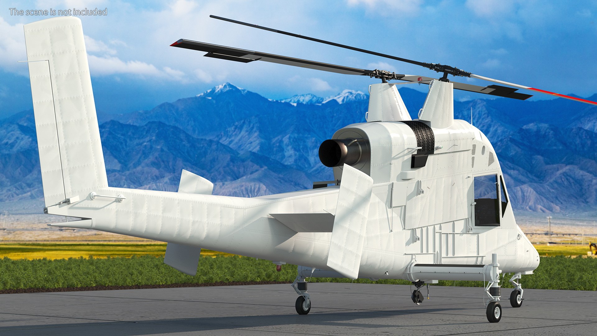 Synchropter Helicopter model - TurboSquid 1807901