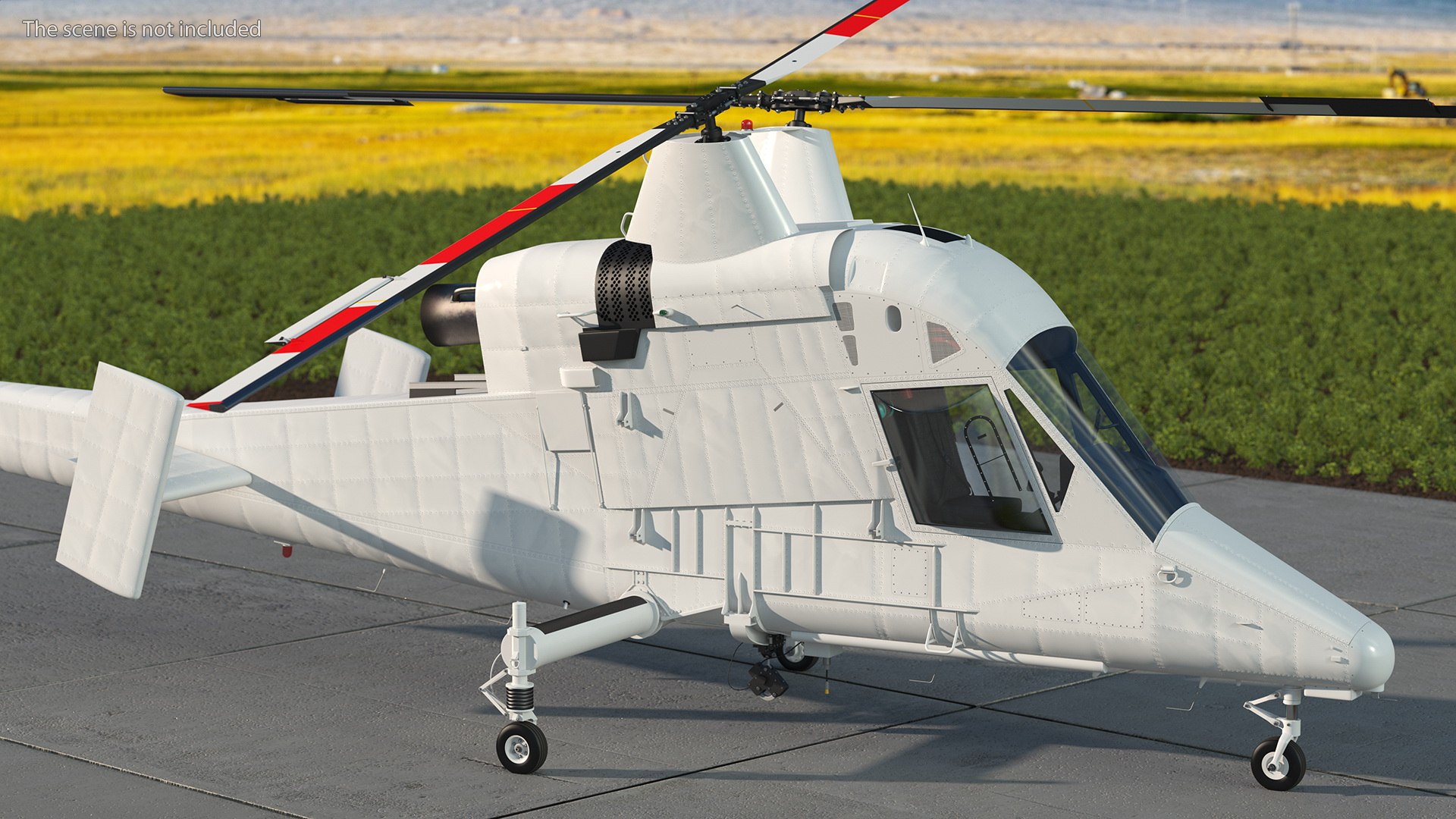 Synchropter Helicopter model - TurboSquid 1807901