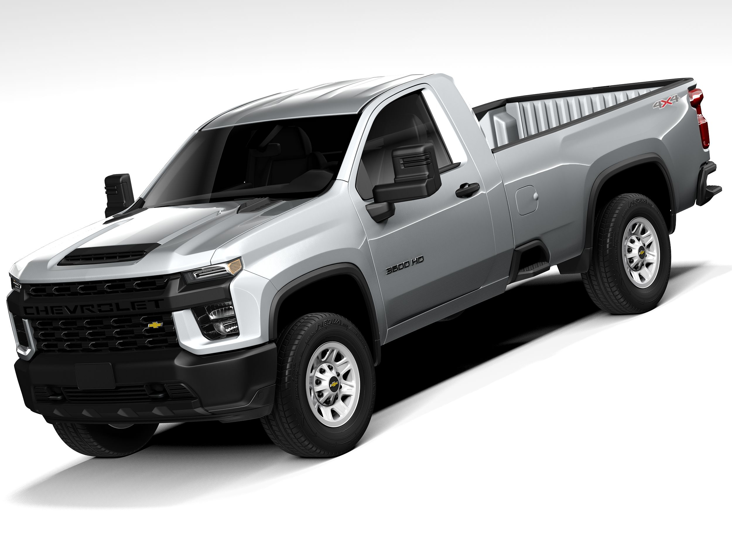 modelo 3d Chevrolet Silverado 3500HD 2022 - TurboSquid 2219556
