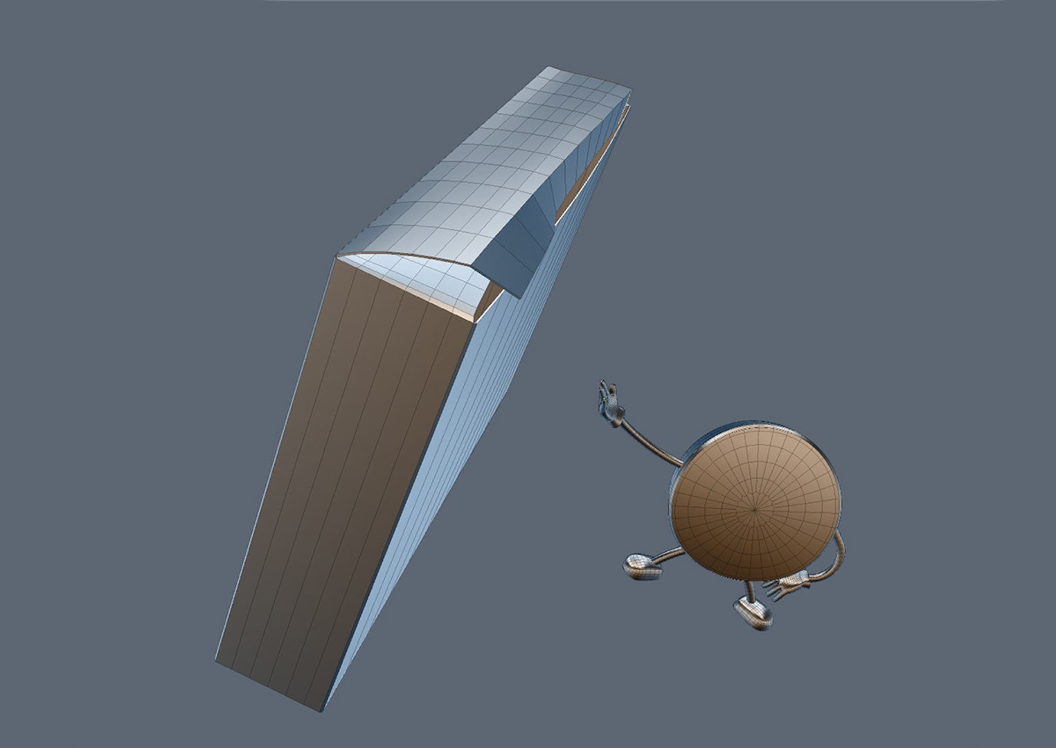 Character Pill 3d Model