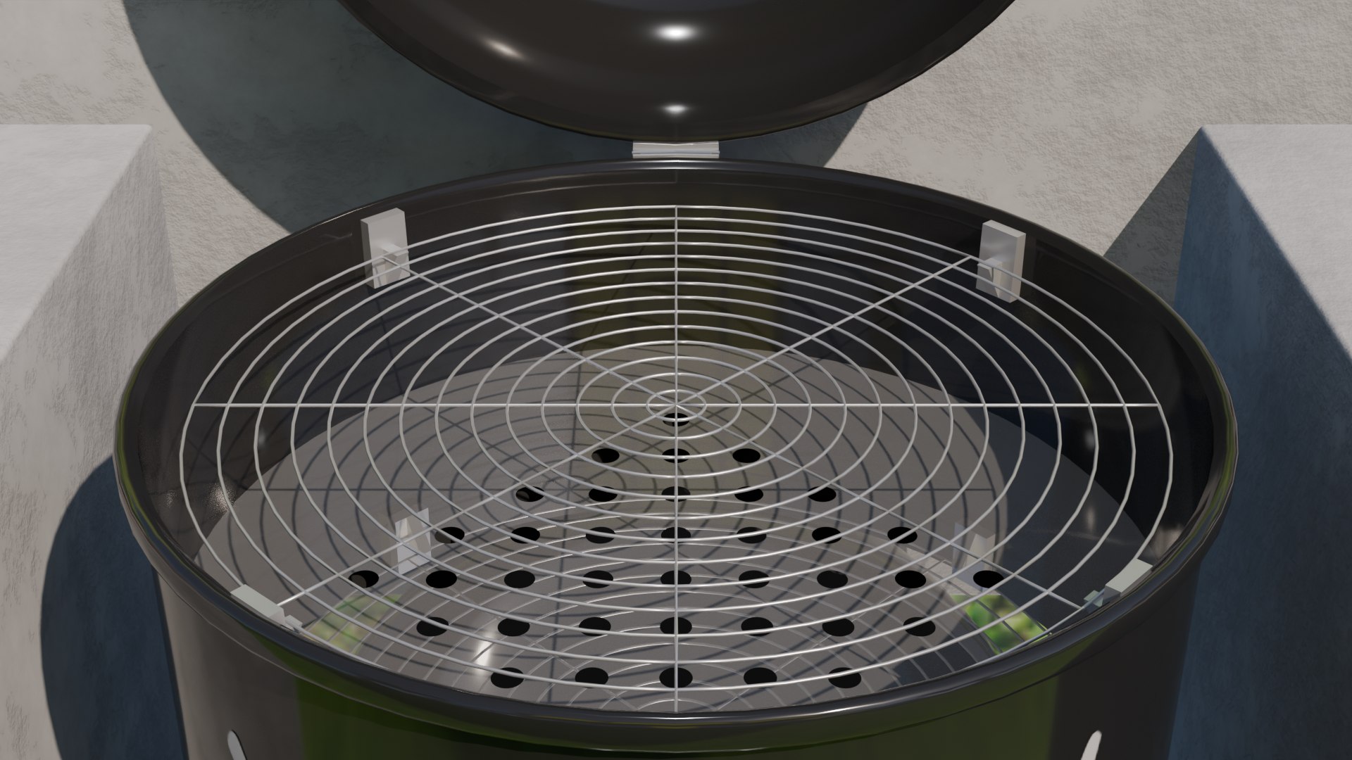 3D Backyard BBQ Concept Model - TurboSquid 2398712