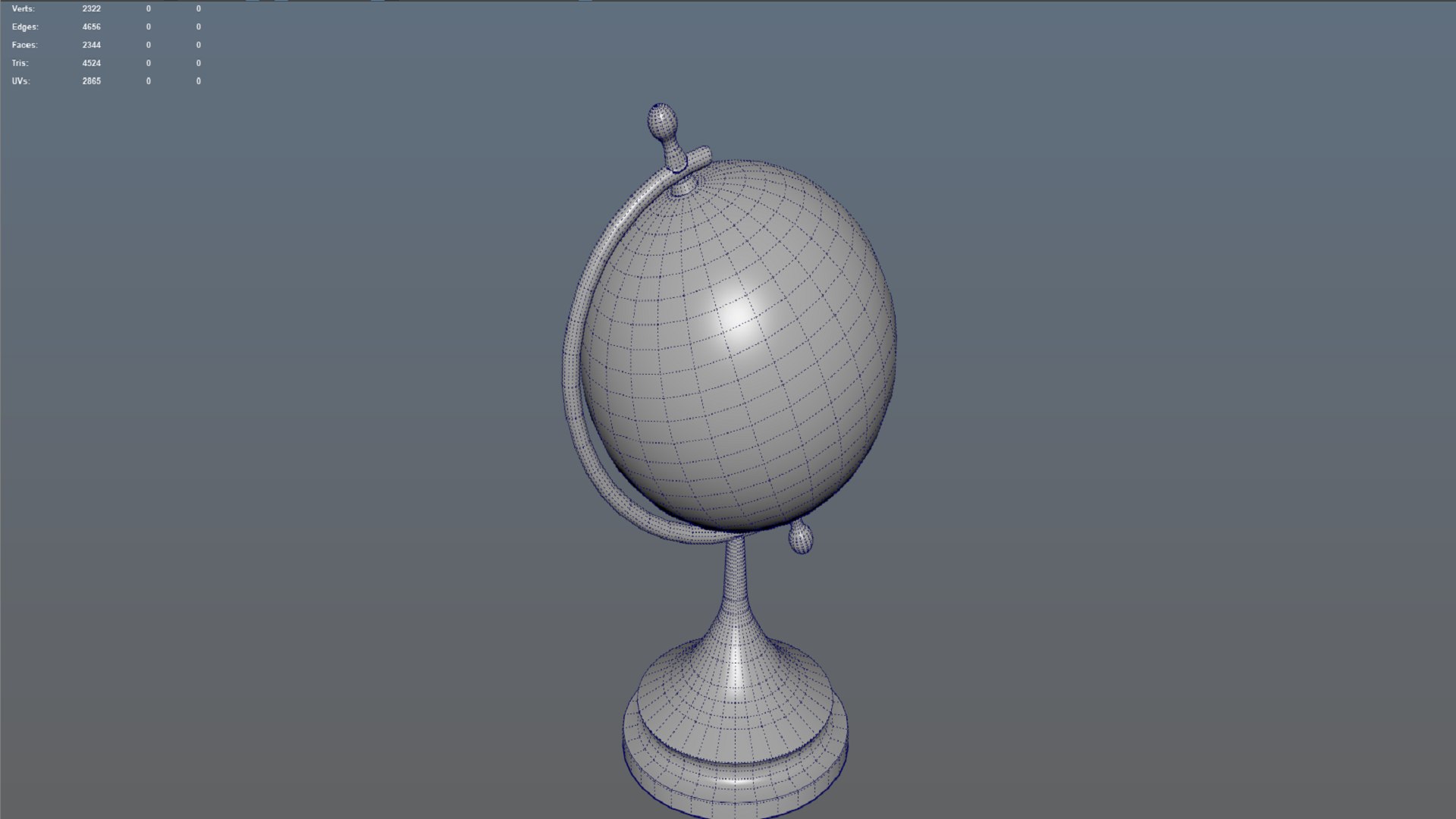 Globe World Map PBR Low-poly 3D Model Model - TurboSquid 1847576