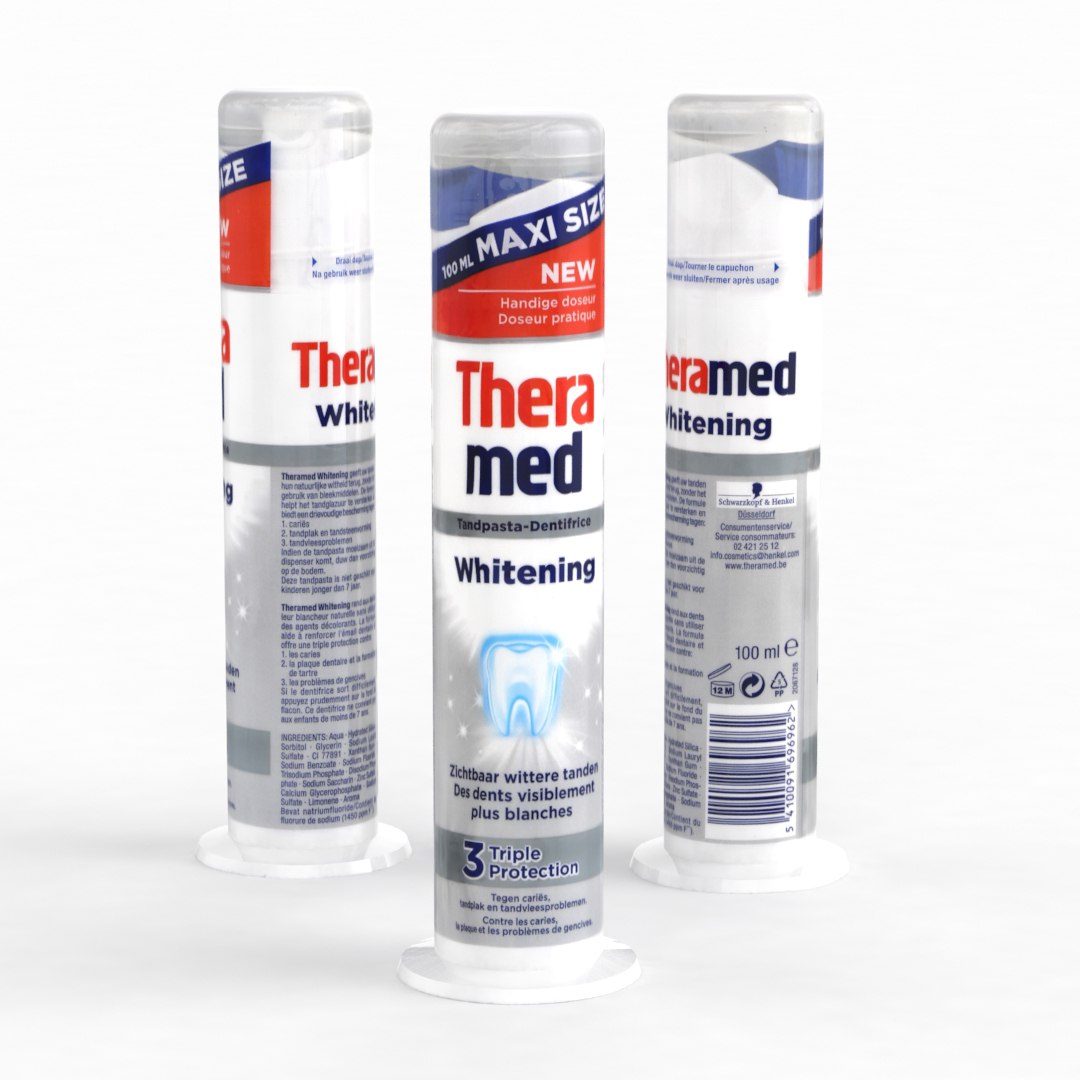 modelo 3d Thera Med Blanqueamiento 100ml 2022 - TurboSquid 1851435