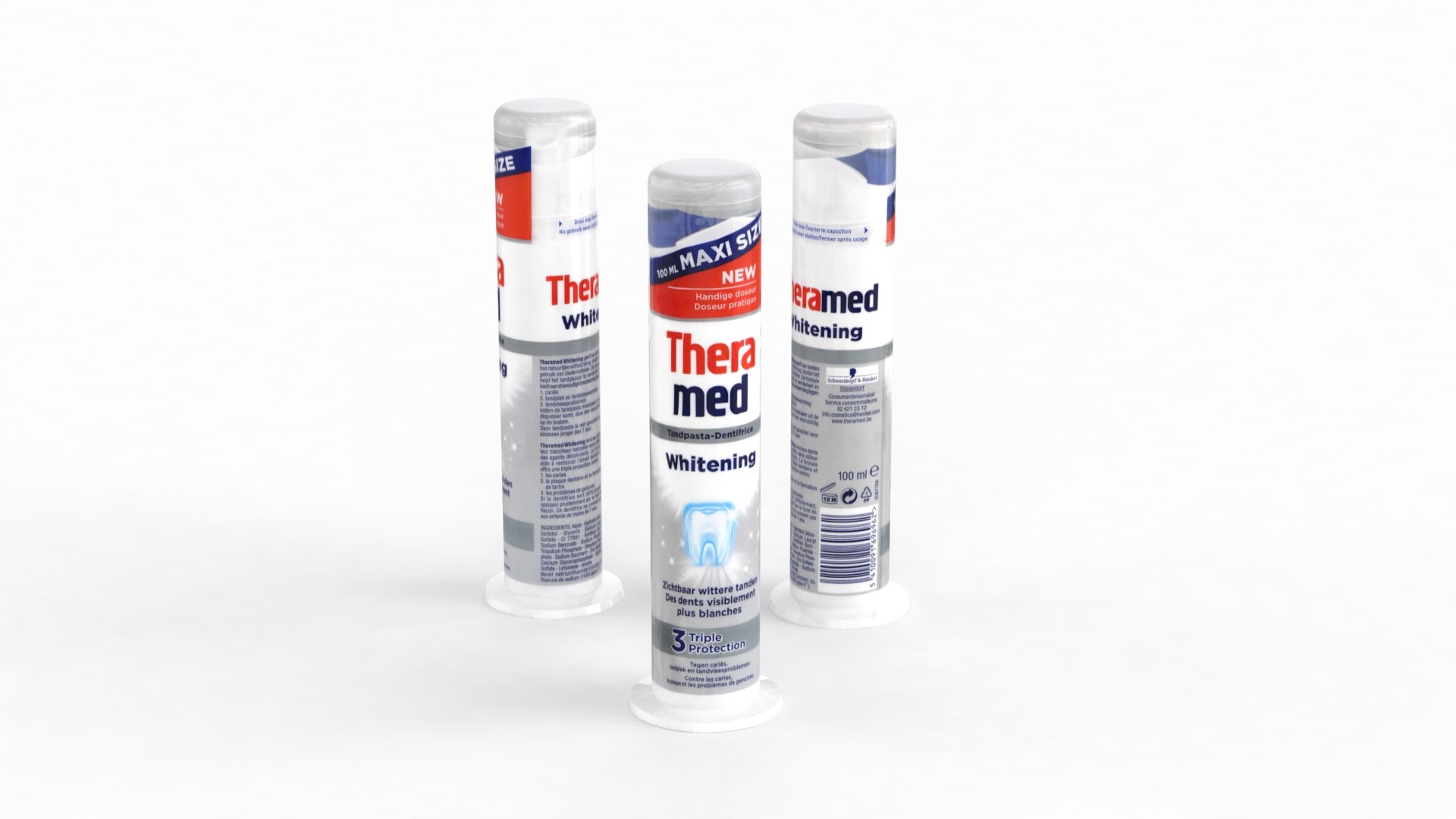 3D Thera Med Whitening 100ml 2022 Model - TurboSquid 1851435