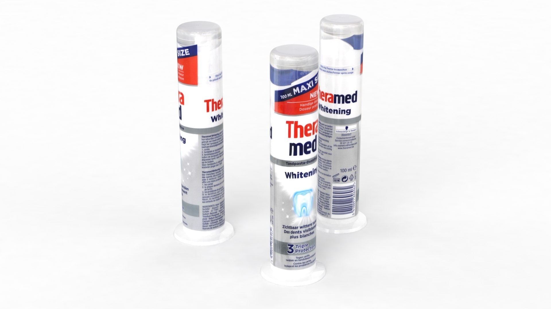 3D Thera Med Whitening 100ml 2022 Model - TurboSquid 1851435