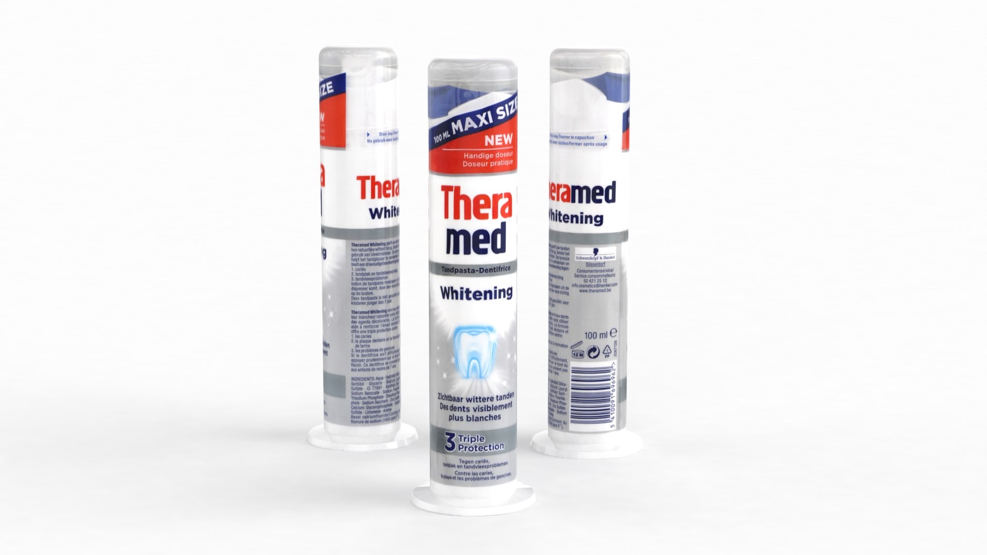 3D Thera Med Whitening 100ml 2022 Model - TurboSquid 1851435